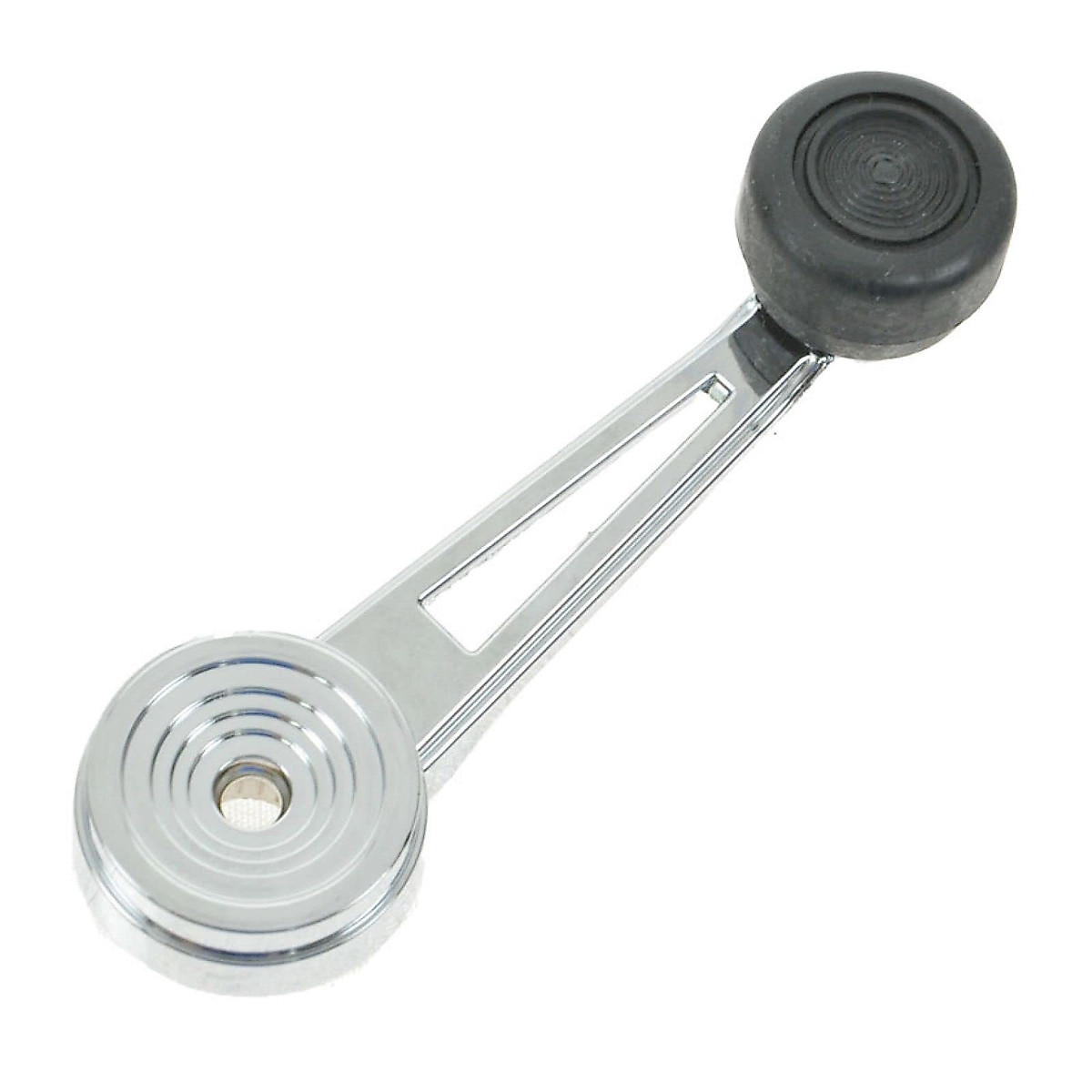 Driver & Passenger Side Window Crank Handle Set Chrome & Black Compatible with 1980-1986 Ford Bronco 1973-1977 F-100 1975-1977 F-150 F-250 F-350