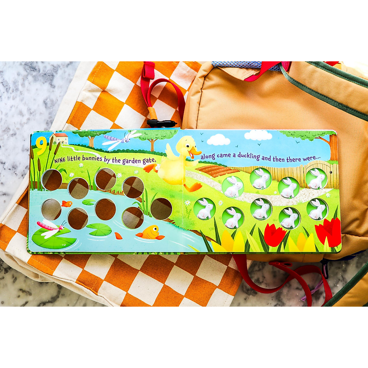 Ten Little Bunnies: A Magical Counting Storybook (A Tactile Bunny Counting Book for Easter Fun) (Magical Counting Storybooks)