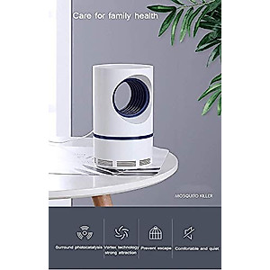 Sutify Mosquito Killer Lamp,USB Mosquito Lamp, Bug Mosquito Trap,LED Night Light for Home Bedroom Office(White)