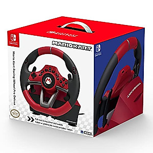 Nintendo Switch Mario Kart Racing Wheel Pro Deluxe By HORI,USB - Officially Licensed By Nintendo