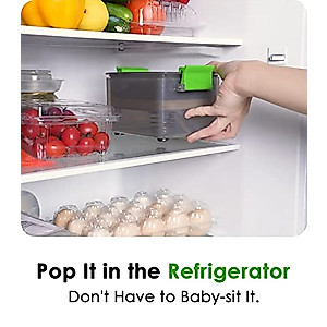 Easy Tofu Press - Remove Water from Tofu in 10-20 Minutes, Vegan-Friendly Food Squeezer, Dishwasher Safe, Improve Tofu Taste, Includes Drip Tray, BPA-Free, with Recipe Book, Mother's Day Gift