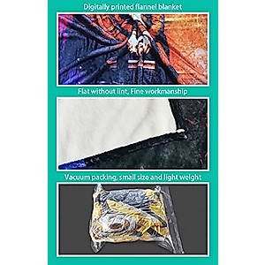 Cutadorns League of Legends Heroes Soft and Warm Fuzzy Fleece Flannel Throws Blankets for Home and Traveling Camping