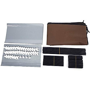 Mekek Shoe Rack Closet, 9 tiers Shoe Rack With Dustproof Cover Closet Shoe Storage Cabinet Organizer Brown