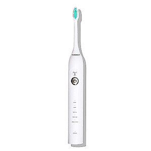 The E-Brush from Perfect Smile Co. | Long-Lasting 28-Day Battery Life - Pressure Sensitivity Monitor - 2-Minute Brush Timer | Ultra-Quiet, Powerful Motor Won't Wake Your Family