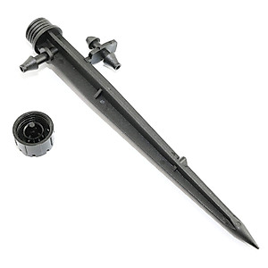 DGZZI 20pcs Adjustable Irrigation Drippers Garden Sprinkler 360 Degree 8 Holes Water Flow Irrigation Drippers Connector for 4/7 MM Tube