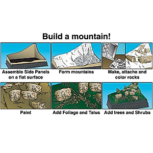 Woodland Scenics Diorama Kit, Mountain