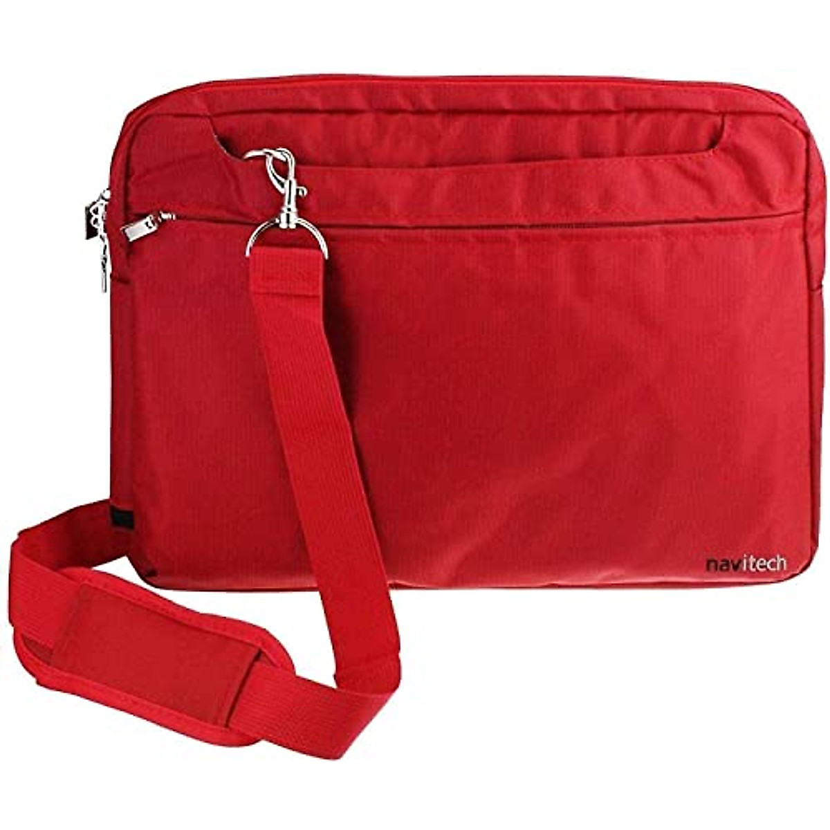 Navitech Red Sleek Water Resistant Laptop Bag - Compatible with Dynabook Portégé X40L-K 14" Laptop