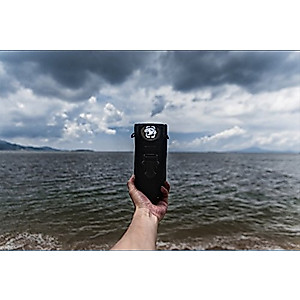 OneTigris MOLLE Eyeglasses Case with Buckle Hard Shell Sunglasses Storage Box 1000D Nylon (Black)