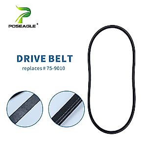 POSEAGLE 84-1980 Rotor Blade with 75-8780 Scraper 75-9010 V Belt for Toro CCR Powerlite 325 Snowthrowers, 38182, 38183, 38173, 38170, 38171, 38172, 38175, 38176, 38177, 38178
