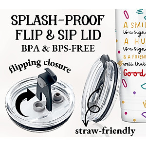 Onebttl Funny Friend Gifts for Women, BFF Gifts for Women, Gifts for Best Friend - Friends Coffee Mugs - Friends Forever - Birthday, Christmas Gifts for Her - 20oz Stainless Steel Travel Cup