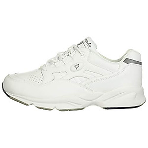 Propet Women's Stability Walker Shoe White 7.5 E (4E)