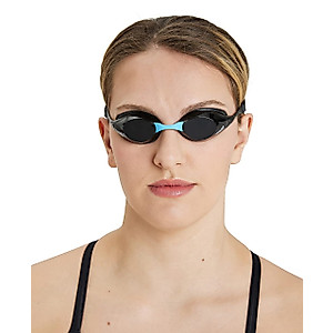 Arena Cobra Mirror and Non-Mirror Swim Goggles for Men and Women,Light Blue / Blue