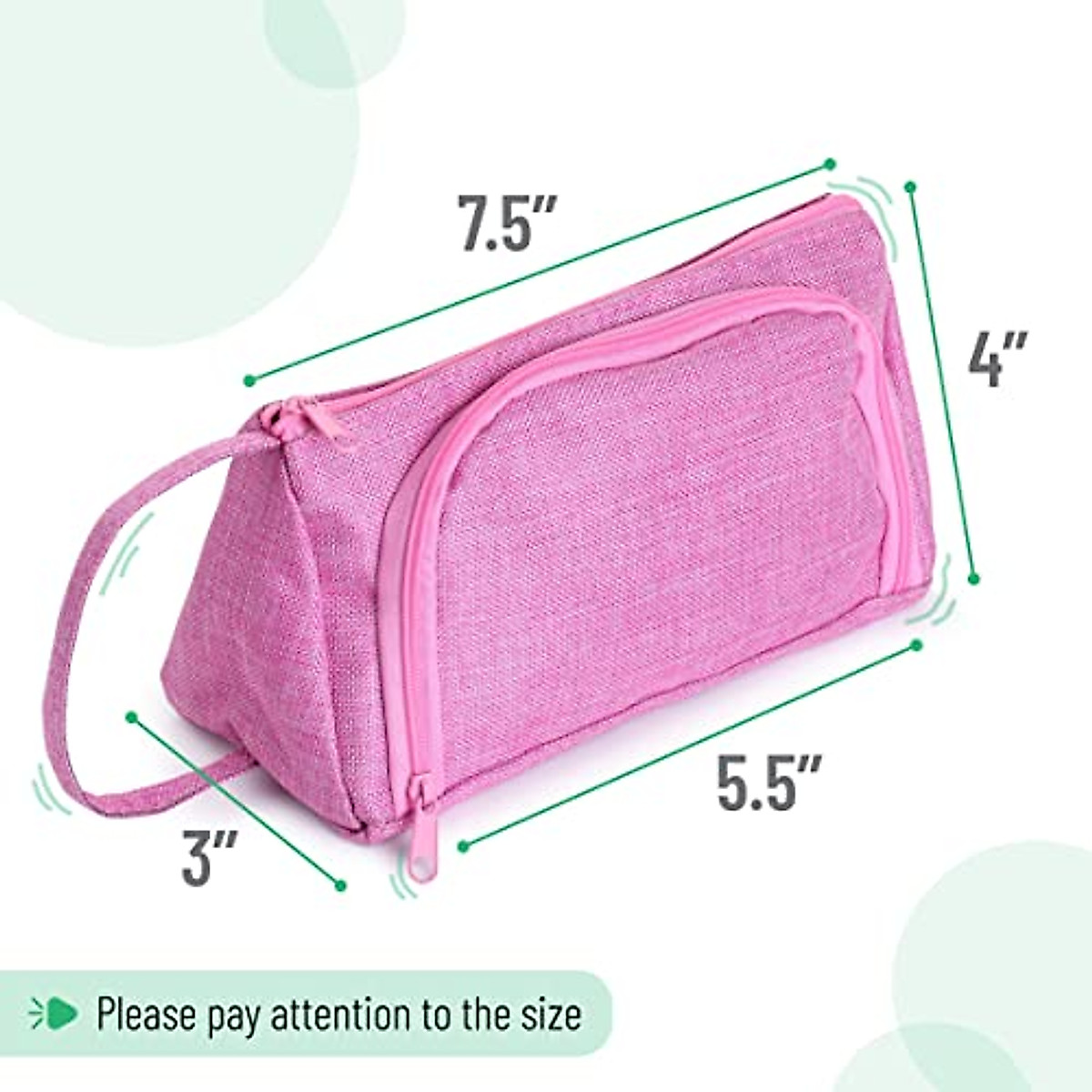 Mr. Pen- Pencil Case for Girls, Pink, Pencil Bag, Cute Pencil Case, Pouch Bags, School Supplies for Teen Girls, Pen Pouch, School Stuff, Pencil Pouches, Pen Bag, Pencil Bag for Women