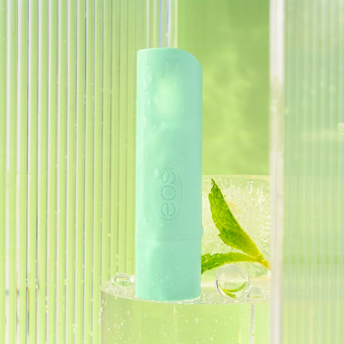 eos 100% Natural & Organic Lip Balm- Sweet Mint, Dermatologist Recommended, All-Day Moisture Lip Care, Made for Sensitive Skin, 0.14 oz (Pack of 2)