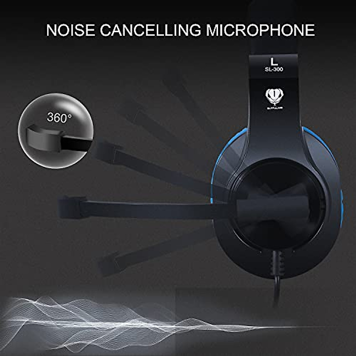 Headset for PS5 Games,PS4,Xbox,PC, Kids Headphones with Mic for School Supplies,Gaming Headphones Wired,Headphones with Microphones,Gaming Headphones for PS4 Headset with Mic