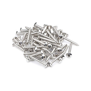 100Pcs #6 x 1" Truss Head Phillips Wood Screws Stainless Steel 304 Self Tapping Screws | by IMSCREWS