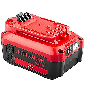CMCB205 20V 6000mAh Battery Replacement for Craftsman 20V Battery CMCB204 CMCB202 CMCB201 CMCS500B CMCD700C1 Cordless Tool (Only for Craftsman 20V Max V20 Series)
