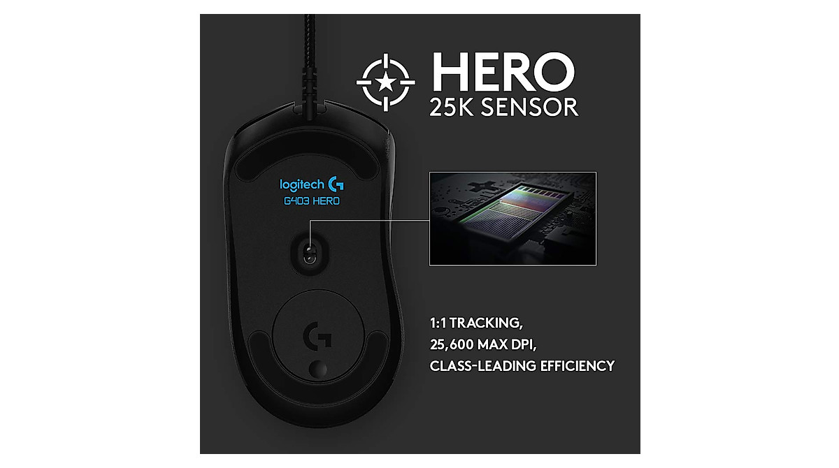 Logitech G413 SE Mechanical Gaming Keyboard & G403 Hero Mouse