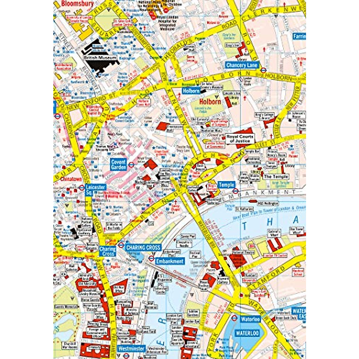Handy Map of Central London A-Z