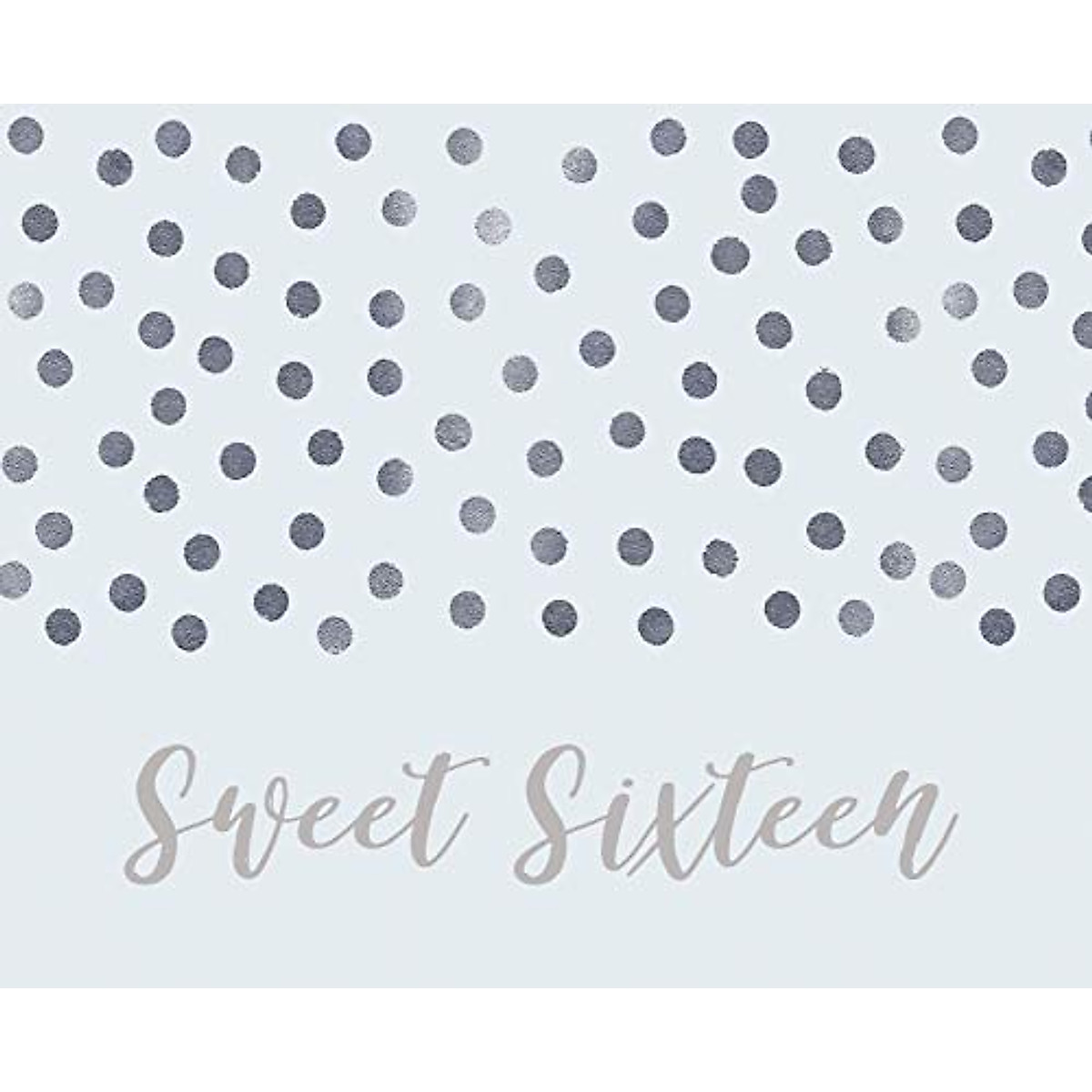 Happy 16th Birthday Guest Book (Landscape Hardcover): Sweet Sixteen Guest book, party and birthday celebrations decor, memory book, 16th birthday, ... parties, message log keepsake, landscape