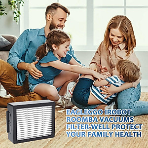 Eagleggo Replacement 4639161 High-Efficiency Filter for iRobot Roomba e, i, and j Series Robot Vacuums Filter