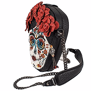 Mary Frances La Catrina Beaded Crossbody Handbag