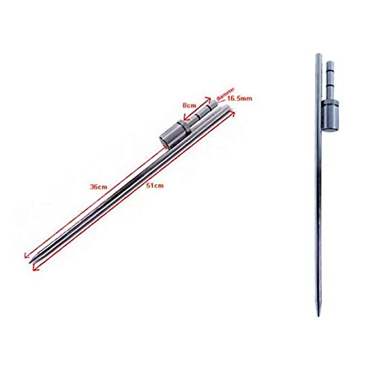 BannerBuzz Blade Flag “For Rent”, 2.25' X 11.5' Graphic with Hardware Includes Aluminum Flag Pole & Ground Spike Base (Theme 2) (Double Side Print)