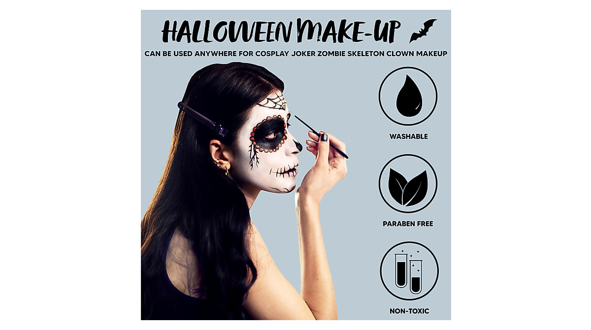 Spooktacular Halloween Face Body Paint Set - 4 OZ