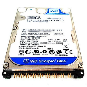 WD3200BEVE Hard Drive 320GB - WD3200BEVE 320GB 2.5" IDE 5400RPM Laptop Hard Drive