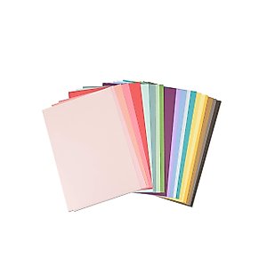 Sizzix, 80 Pack, Surfacez-Cardstock, 8 1/4" x 11 3/4", 20 Assorted Colors, 80 Sheets, 663007, 29.7 x 20 x 2.29cm, Bold