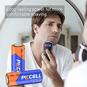 PKCELL A23 23A 12V Alkaline Battery 12V Specialty 23AE Battery(10 Count)