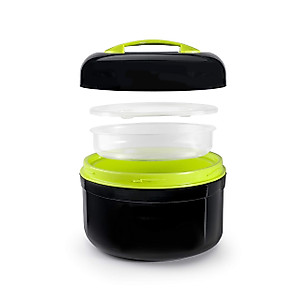 IBILI Thermal Food Box, 2, 20, Black,Green