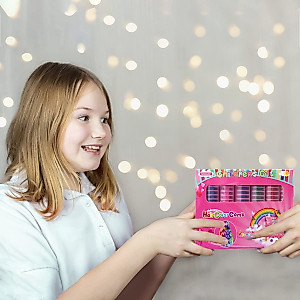 New Hair Chalk Comb for Girls and Kids with light hair, Washable Temporary Hair Color Dye for Kids Ages 5 6 7 8 9 10+ Birthday Party Gift Cosplay DIY, Christmas, Halloween