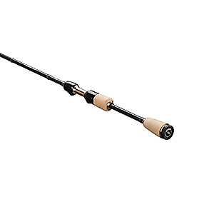 13 FISHING - Omen Panfish/Trout - 7'0" L Spinning Rod - OPTS7L, Green/Gold