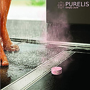 Purelis Shower Steamer Gift Box. Double Pack - Set of 24 Aromatherapy Shower and Bath Bombs Individually Wrapped. Organic Shower Steamer Tablets and Essential Oil Shower Steamers for Spa Gift Set