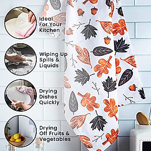 Cotton Carnival Kitchen Towels, 100% Ring Spun Cotton Tea Towels, Highly Absorbent Dish Towels, French Stripes, Farmhouse Flour Sack Tea Towels, Pink & White, Pack of 6 Kitchen Towels