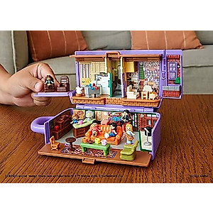 Polly Pocket Playset, Friends Compact With 6 Dolls and 9 Accessories