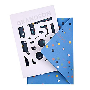 Hallmark Birthday Card for Grandson - 3D Laser-cut Design