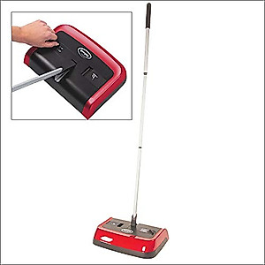Ewbank 830 Evolution 3 Manual Floor and Carpet Sweeper, Small, Red