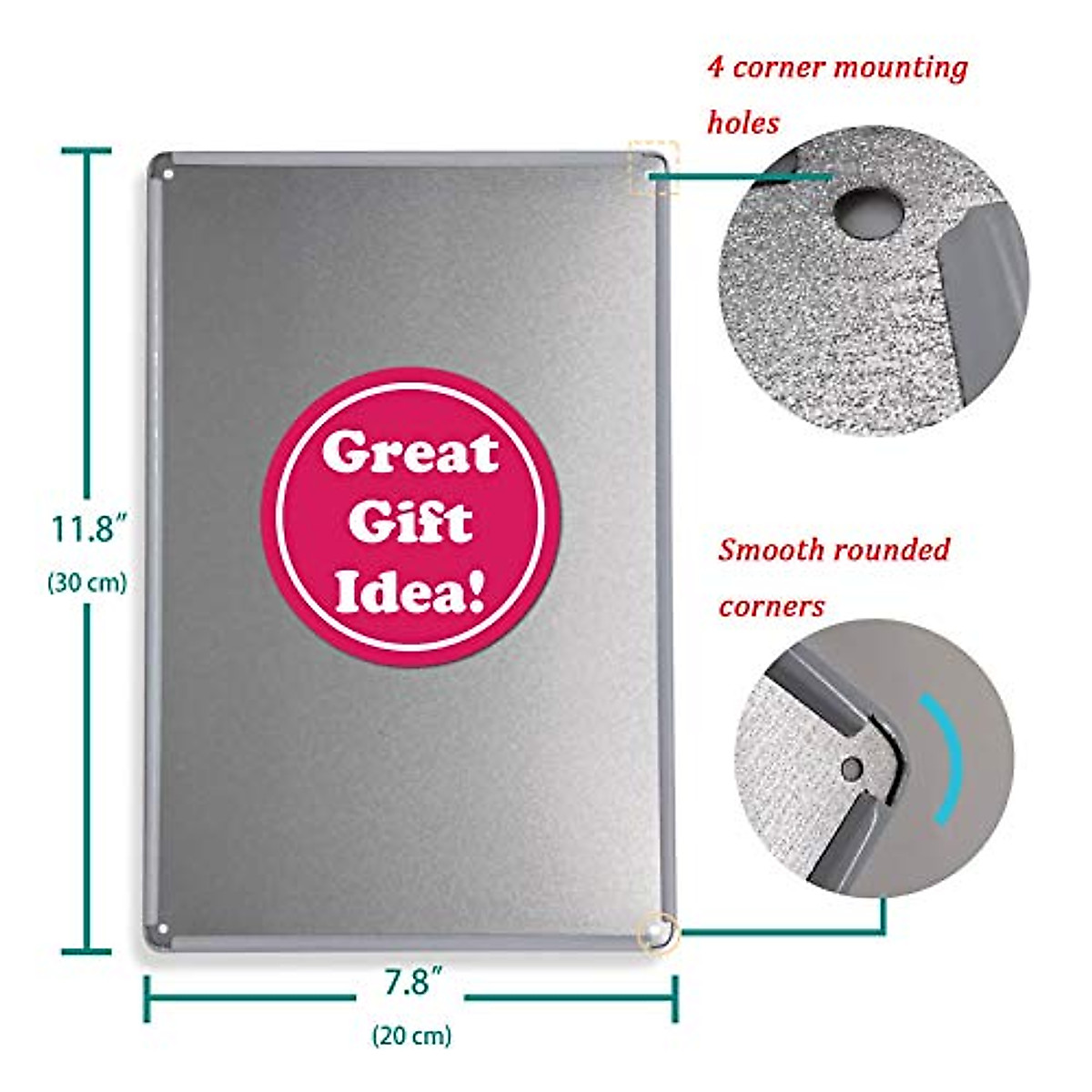 ZYPENG Tin Sign Retro Style Aloha Hawaii Bar Room Metal Sign Home Wall Decor 8 x 12 inches