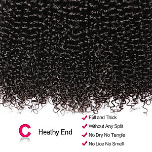 Hermosa 10A Curly Human Hair 3 Bundles 12 14 16 inch 100% Unprocessed Brazilian Curly Hair Bundles Soft Remy Hair