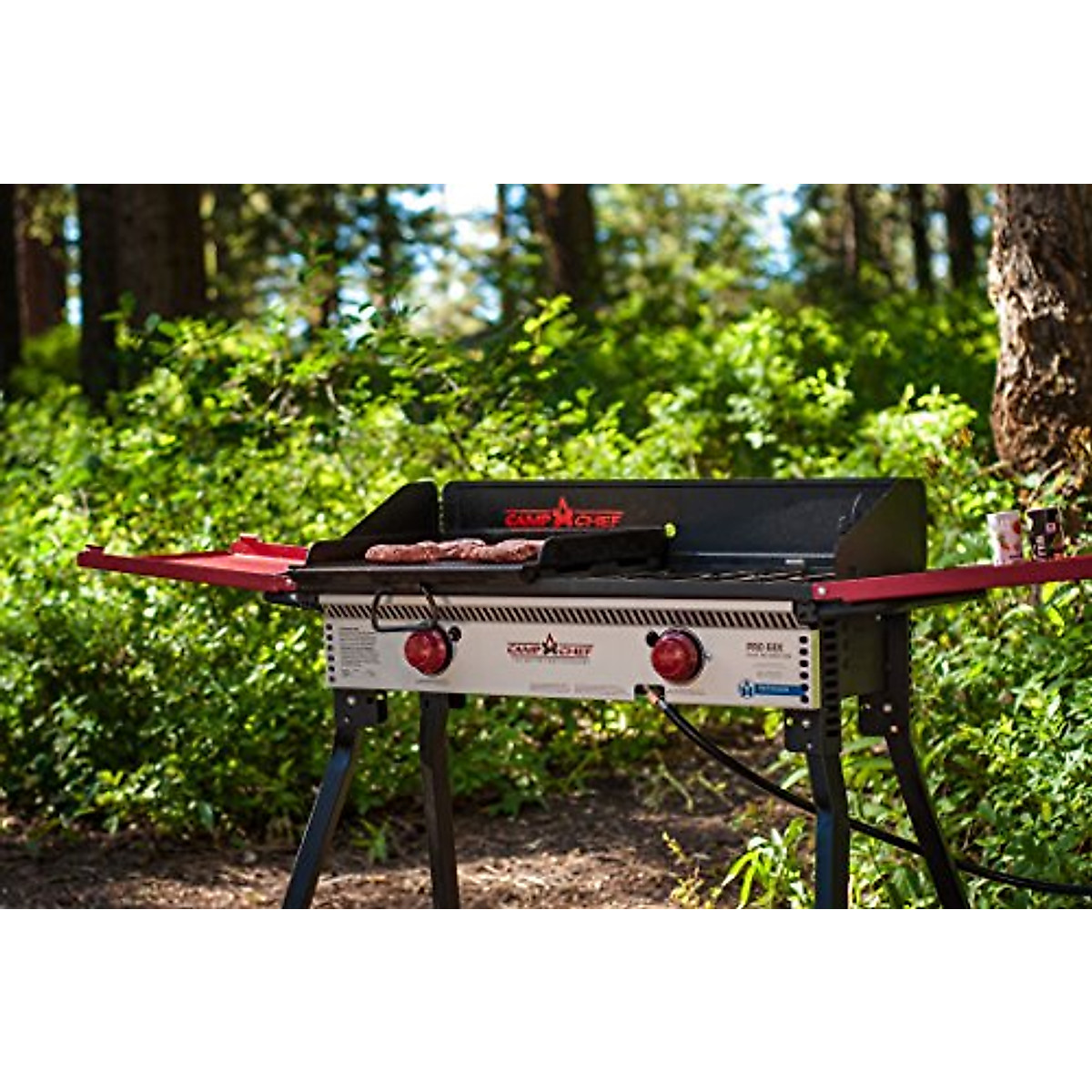 Camp Chef PRO60X Two-Burner Camp Stove with Professional SG30 Griddle - Bundle