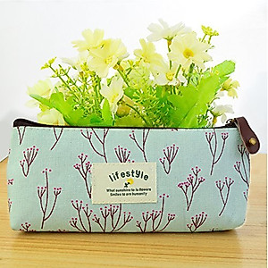 Miayon Countryside Flower Floral Pencil Pen Case Cosmetic Makeup Bag Set of 3 by Miayon