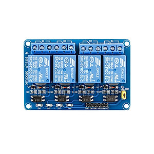 SunFounder Lab 4 Relay Module 5V 4 Channels Relay Module Compatible with Arduino R3 1280 Arm PIC AVR STM32