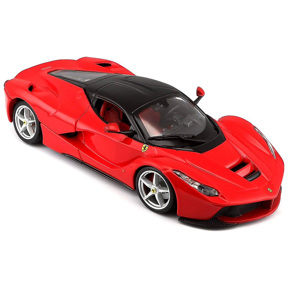 Bburago Ferrari Race and Play LaFerrari 1/24 Scale Diecast Model Vehicle Red