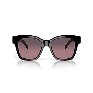 Costa Woman Sunglasses Black Frame, Rose Gradient Lenses, 54MM