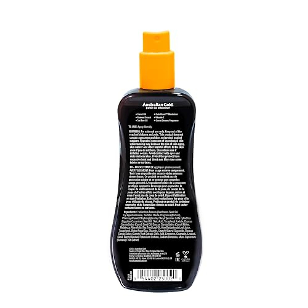 Australian Gold Dark Tanning Exotic Oil, Carrot Extract Formula, 8 Fl Oz (Pack of 1) (Packaging may vary)