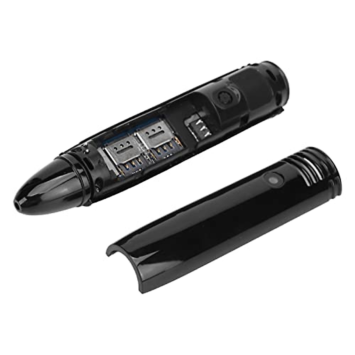 Dpofirs Pen Mini Cell Phone,Bluetooth Dialer and 0.96 Inch Tiny Screen Mobile Phone,Dual SIM GSM Support and 32G Memory Card with Camera,Unlocked and Ready for Worldwide Network.