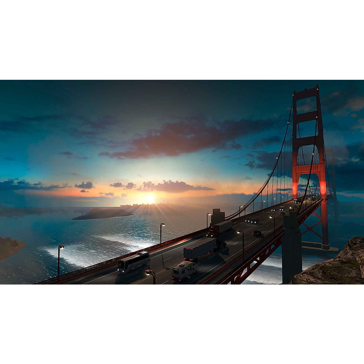 American Truck Simulator Gold (New Mexico DLC/Wheel Turning/Steering Creations) (PC DVD)