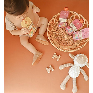 Vegan Leather High Chair Mat by Lark Baby Goods (40 x 40 in) - Waterproof Wipeable Splat Mat for Under High Chair - Baby High Chair Floor Mat for Splash and Spill Protection - Brown